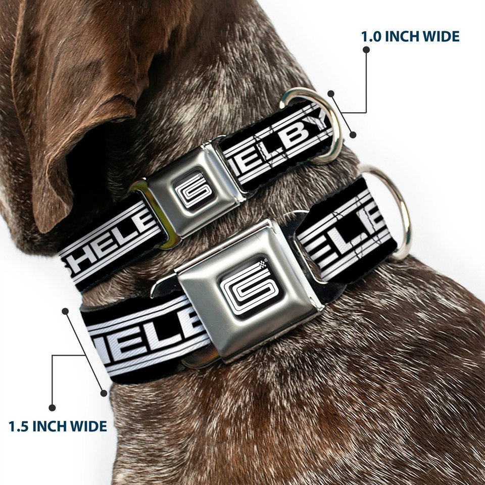 Dog Collar CSAO-Carroll Shelby CS Racing Logo Full Color Black/White ...