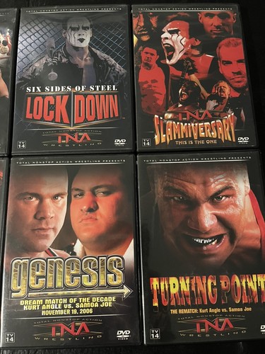 TNA WRESTLING DVD 2006 LOT 8 PPV EVENTS Kurt Angle/Samoa Joe/Sting | eBay