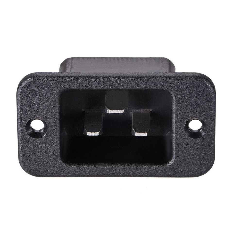 Panel Mount Plug Adapter AC 250V 16A C20 3 Pins IEC Inlet Module Plug ...