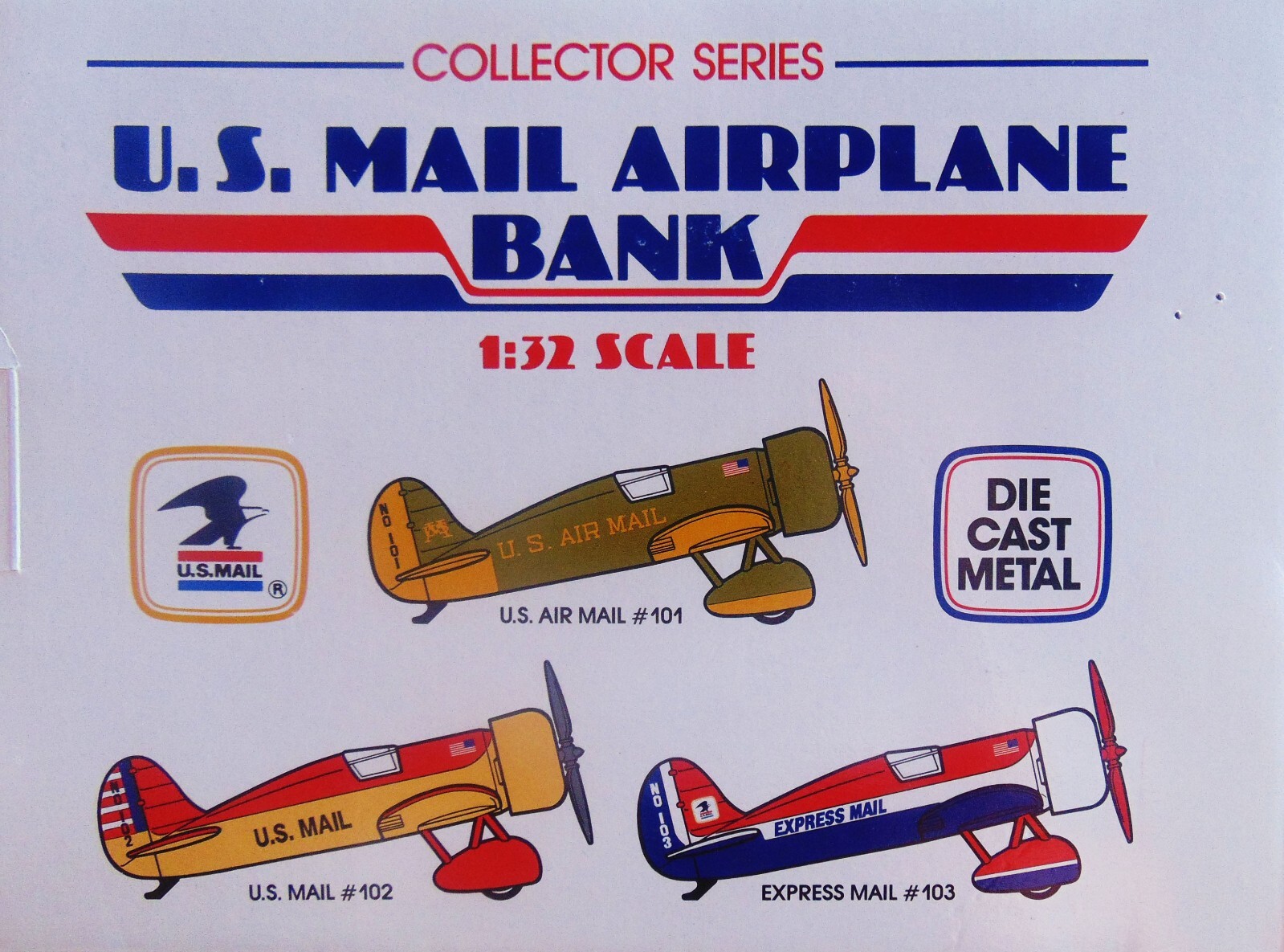 SpecCast US Mail #102 Airplane Bank 1:32 - NIB | eBay