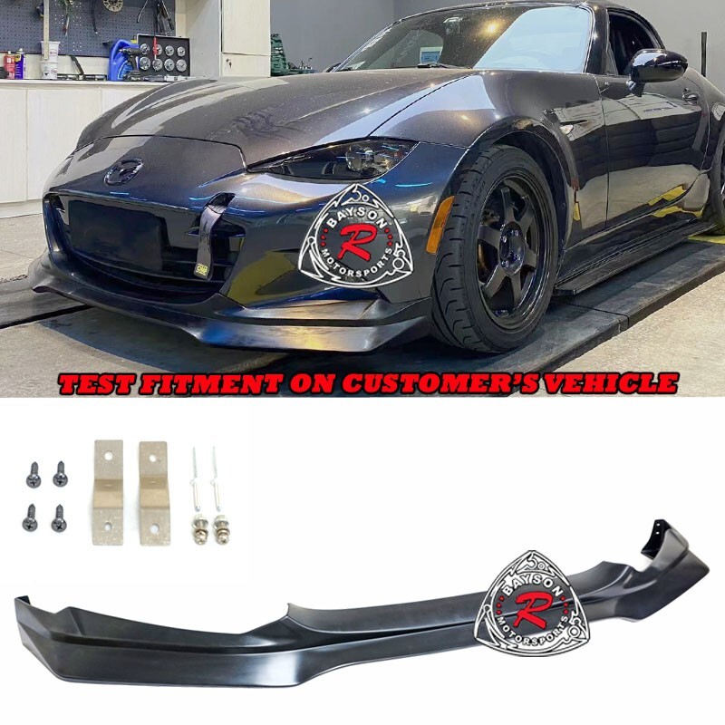 Fits 16-25 Mazda Miata MX5 ND ND2 ND3 C-Style Front Bumper Lip ...