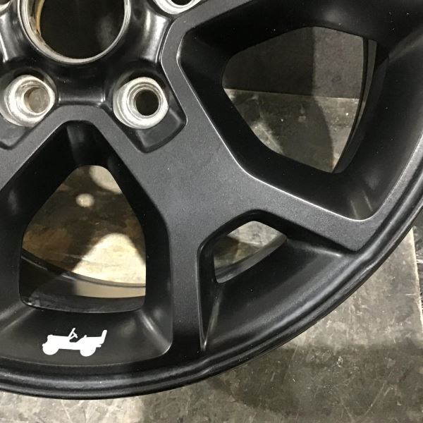 Wheel Rim Jeep Wrangler 17 2018-2023 6BZ392XFAA 6BZ391XFAA Matte Black ...