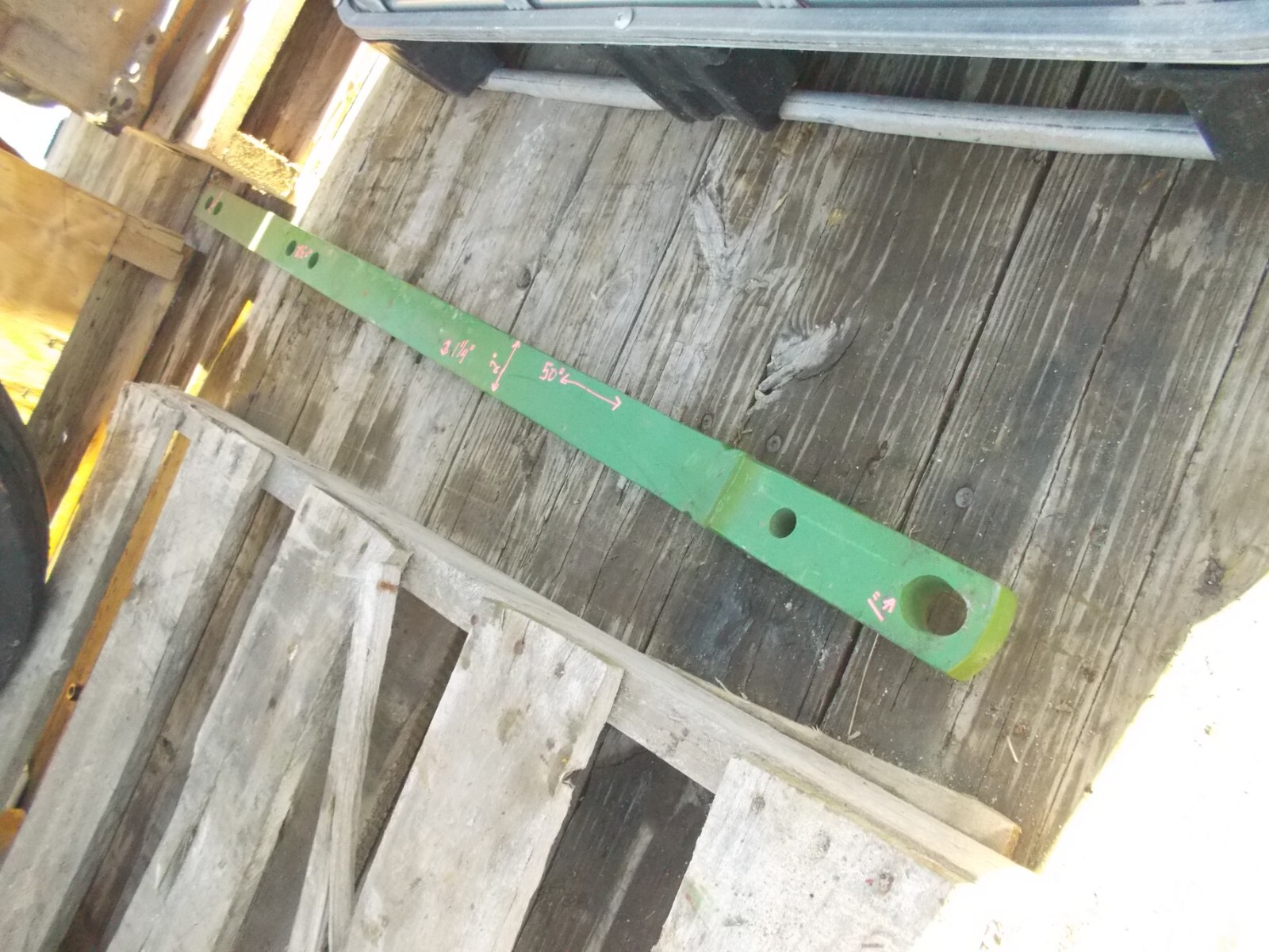 John Deere JD tractor 50" long step down style drawbar tongue hitch | eBay