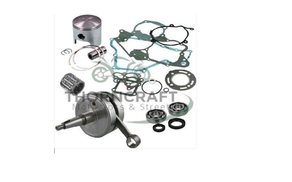 SUZUKI RM 85 02-15 FULL ENGINE REBUILD KIT CRANK PISTON MAINS GASKET ...