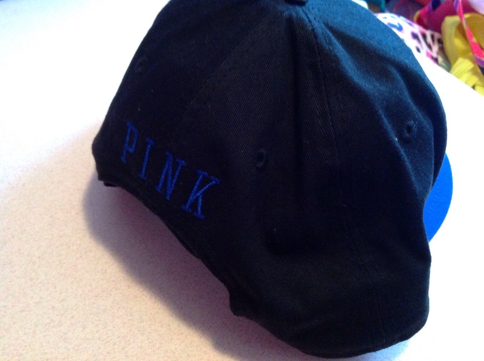 Victorias Secret PINK Flat Bill UK Kentucky NWT Licensed Snap Back Blue ...