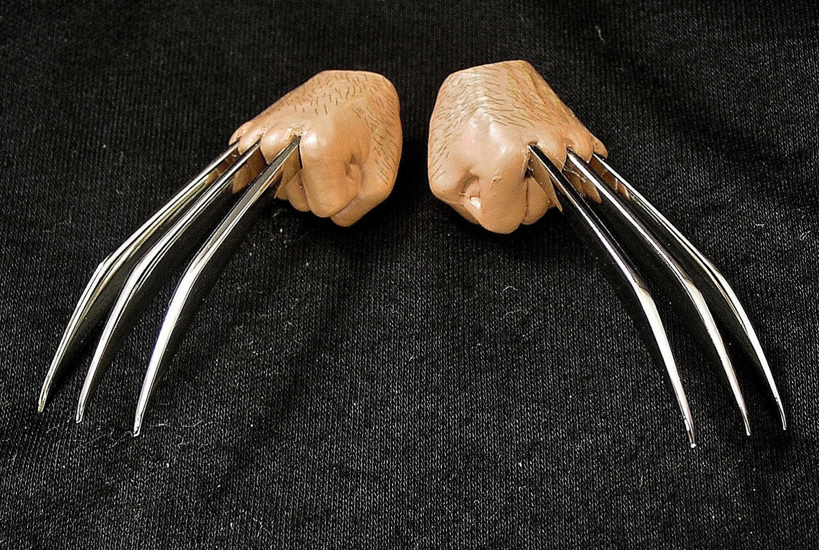 1/6 Wolverine Metal Claw Hands Realistic Hair Fist Steel Talons ☆SHIP ...
