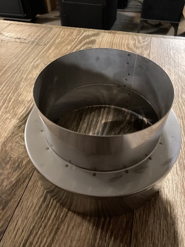 6” x 8” Stainless Steel Stove Pipe Reducer/increaser 8" to 6" 6" to 8 ...