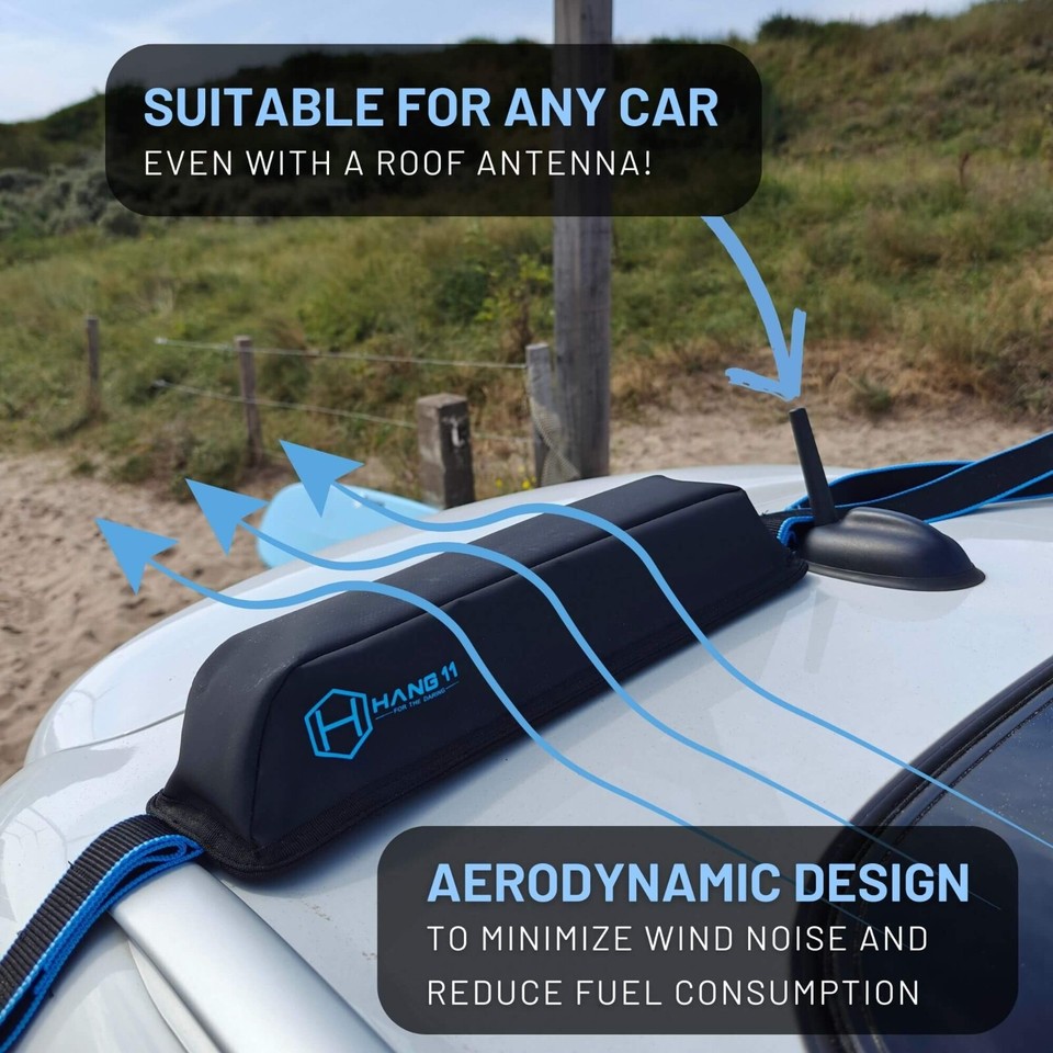 Hang 11 Surfboard Roof Rack, Premium Surfboard Car Rack, Carries up to ...