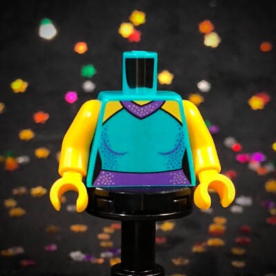 NEW LEGO Dark Turquoise Purple Dancing Costume Minifigure Torso ...