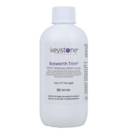 Keystone 0921903 - Bosworth Trim PEMA Temporary Resin Acrylic Liquid 6 ...