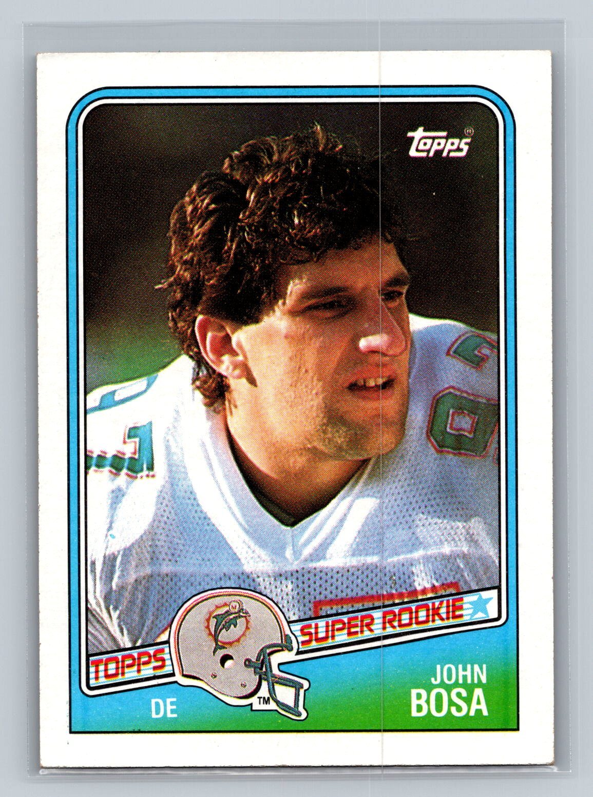 John Bosa 1988 Topps #198 Miami Dolphins RC Rookie C44 | eBay