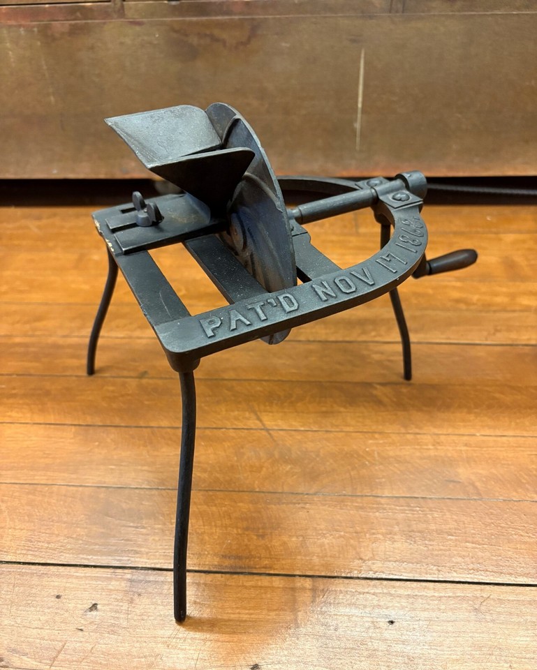 Antique Cast Iron 3 Peg / Spider Leg Mechanical Cherry Pitter PATD Nov ...