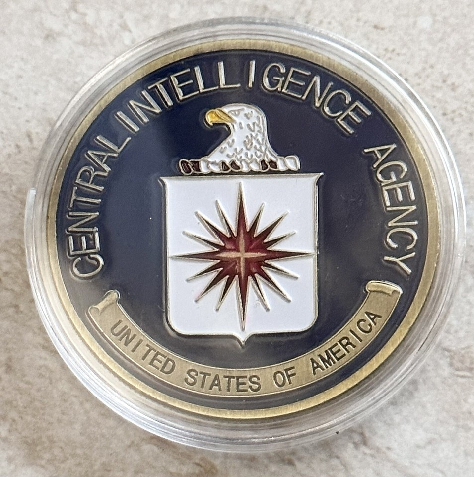 Central Intelligence Agency (CIA) Challenge Coin With Retirement Award ...