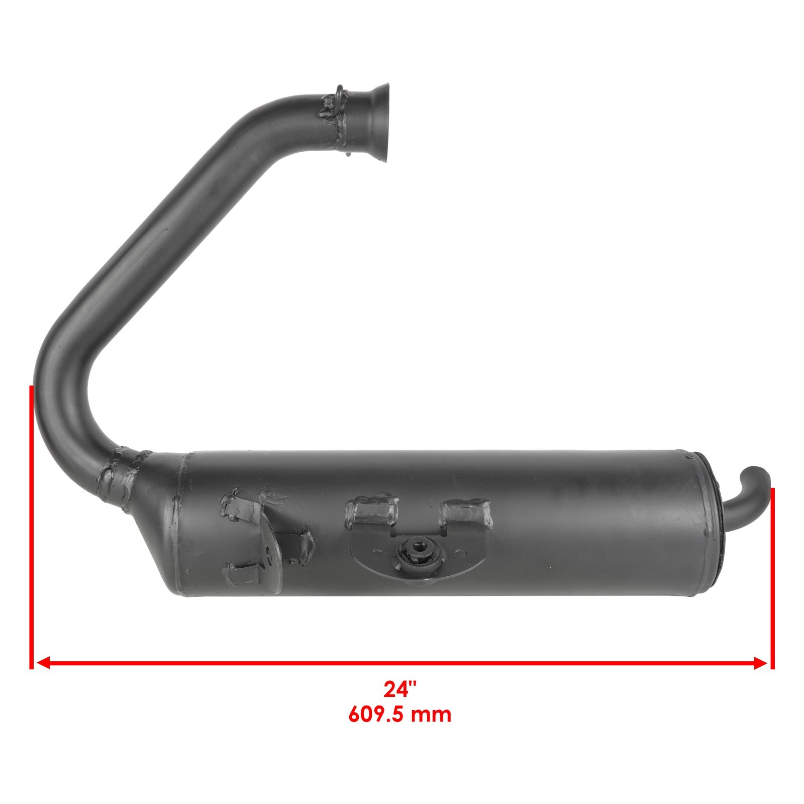 Complete Exhaust Muffler w/ Arrester fits Yamaha Viking 700 YXM700 4X4 ...
