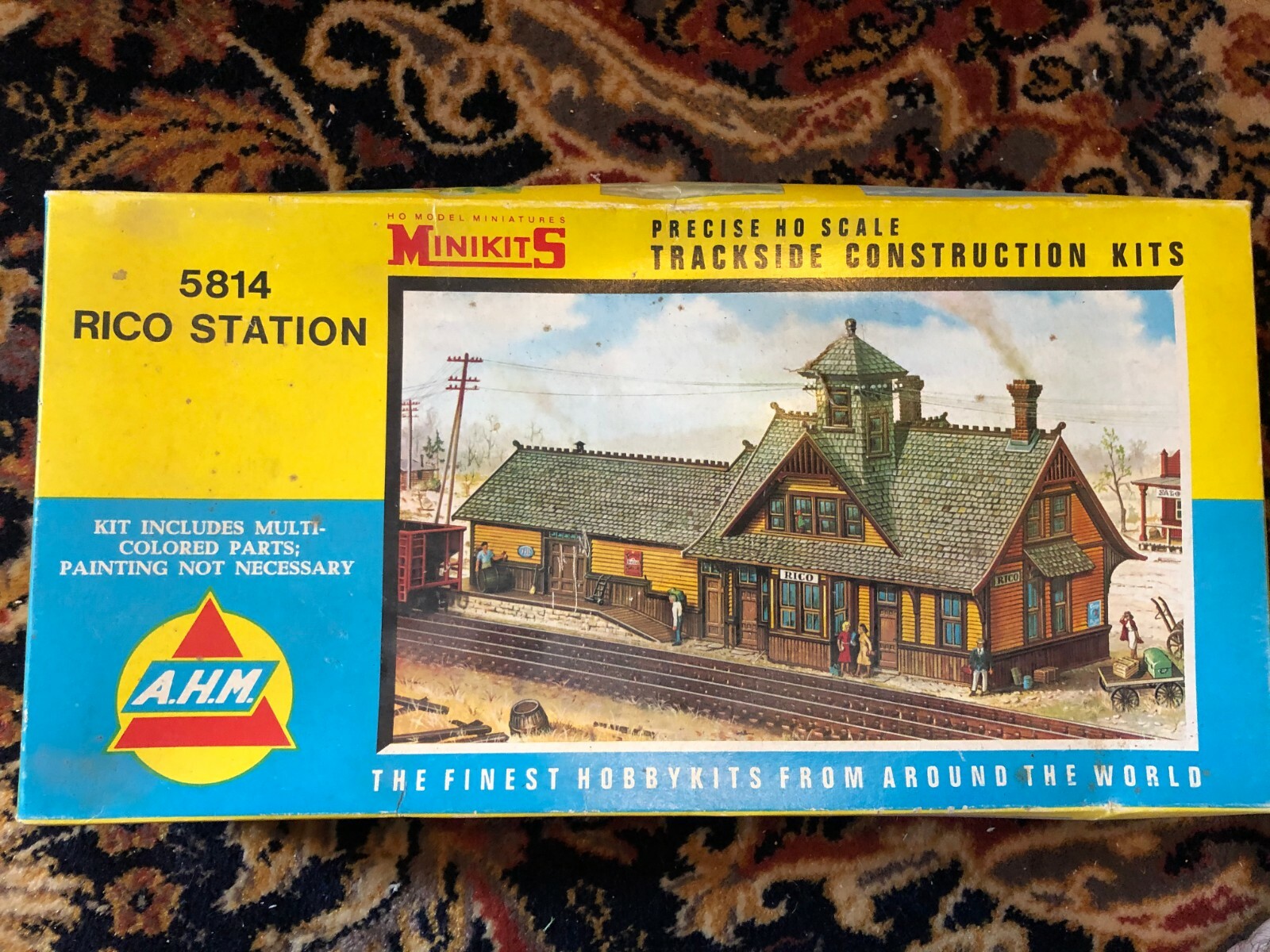 AHM Minikits Rico Station HO Scale #5814 Model Kit Made in Germany | eBay