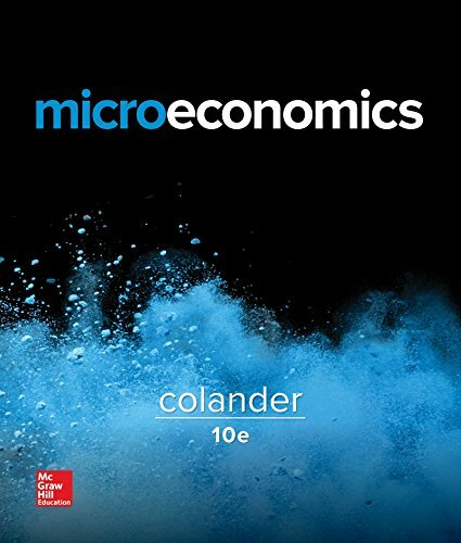 Microeconomics (The Mcgraw-hill Series in Economics) by Colander, David ...