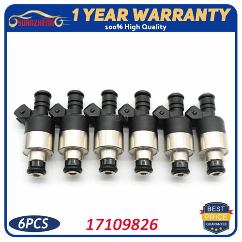 Set (6) New Fuel Injectors for Chevy Buick Pontiac Oldsmobile 3.1L 3.4L ...