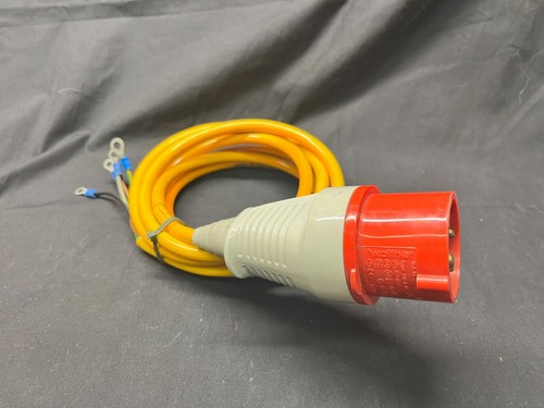 WALTHER Type 210 16A-6h Electrical Plug Connector 380 - 415V w/10Ft ...