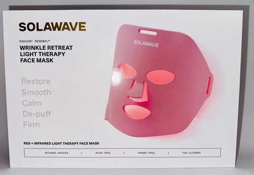 Solawave Wrinkle Retreat Light Therapy Face Mask, Used Once, Open Box ...