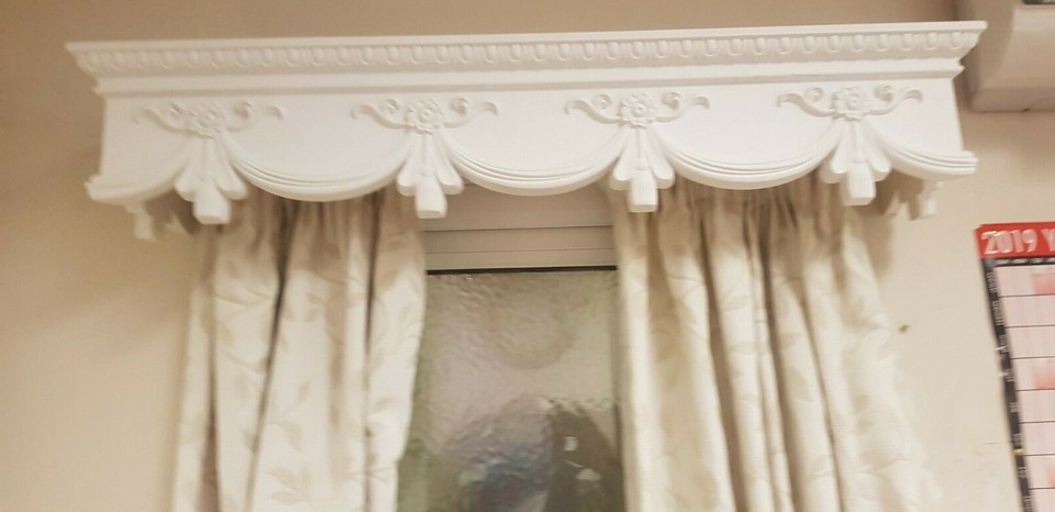 Curtain Box Valance Pelmet Window Door Cornice Cover Victorian 3 -9ft ...