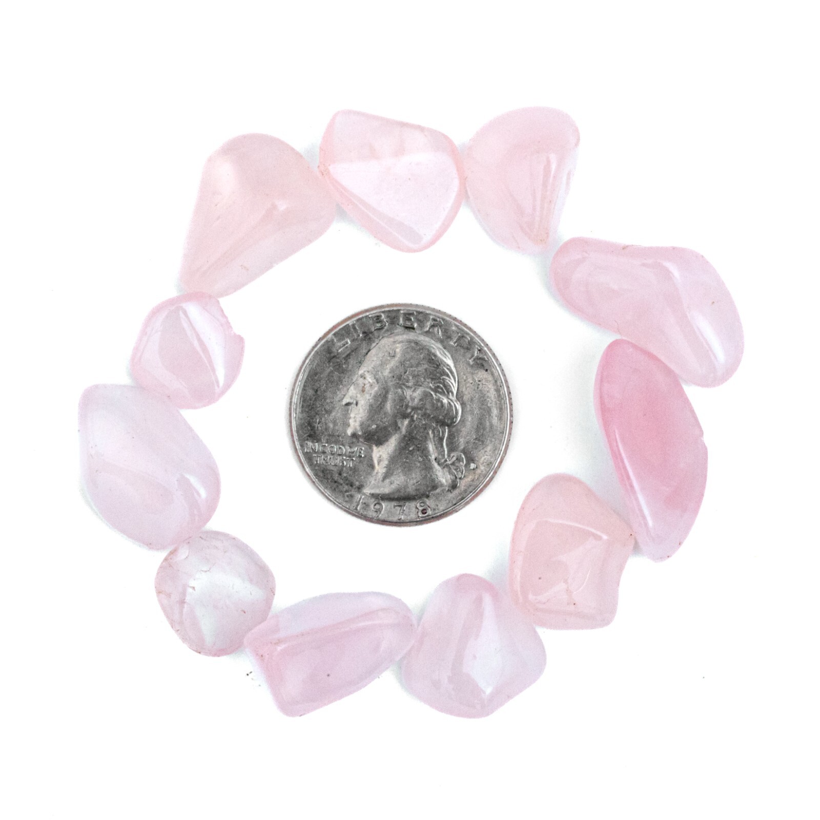 1/2 lb Tumbled Clear Girasol Quartz Gemstone Crystals Bulk Gems ...