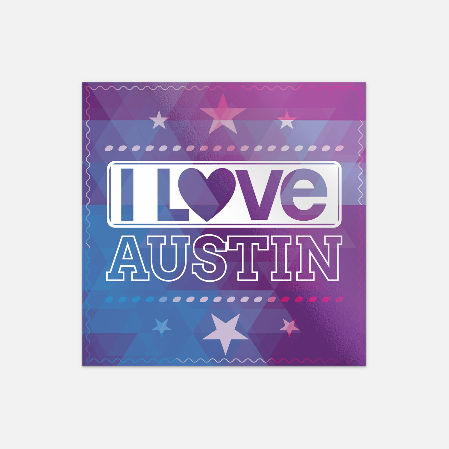 I Love Austin City United States Slogan Vinyl Sticker Decal | eBay