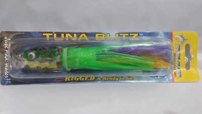 BRAID TUNA BLITZ PRE RIGGED SALTWATER GRADE TROLLING LURE 3 OZ (Lot of ...