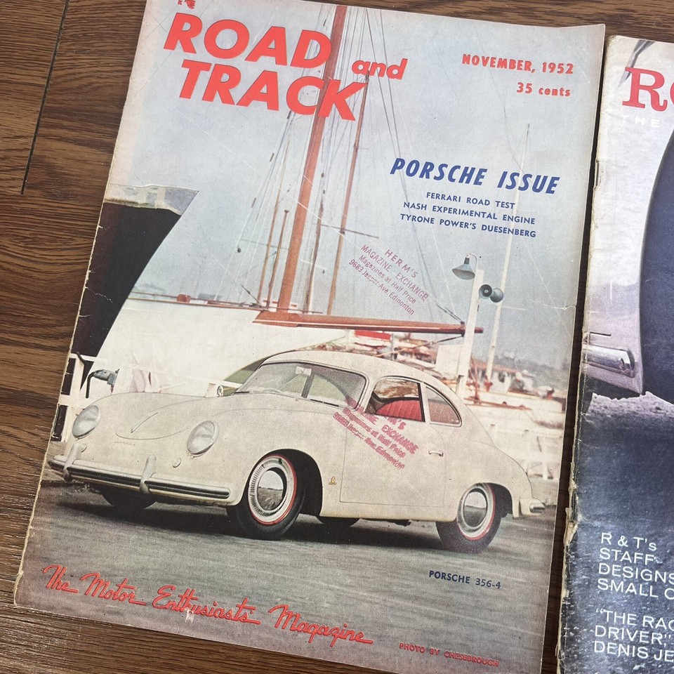 2 X (Porsche 356) Vintage Road & Track Magazine - 1952 1959 - | eBay