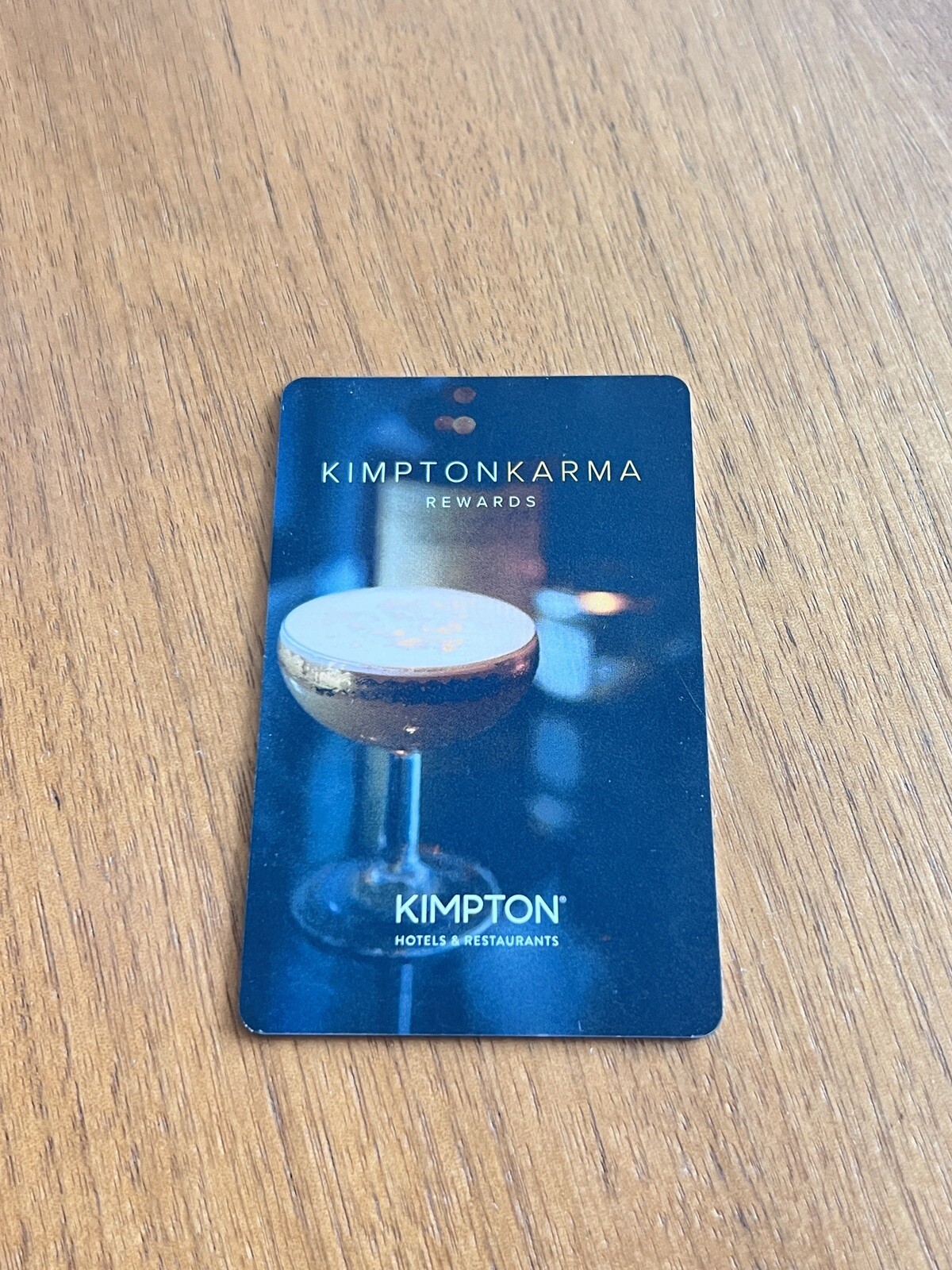 Kimpton Kama Reward HOTEL ROOM KEY CARD. Very Good Condition. | eBay