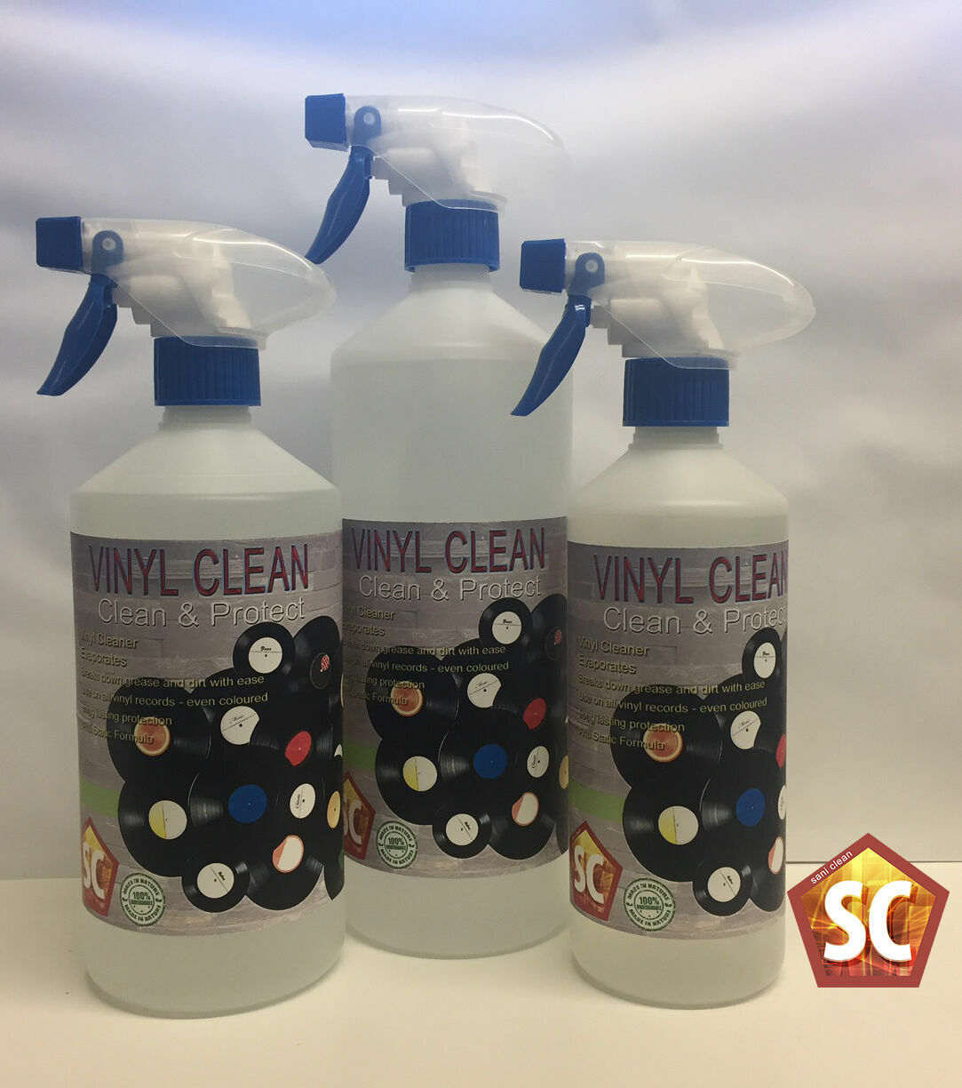 Vinyl Record Cleaning Fluid Anti-static Cleaner 500ml Spray Bottle ...