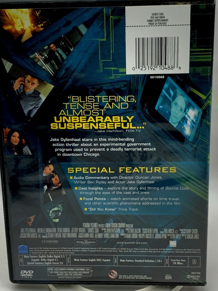 Source Code (DVD, 2011) 25192104886 | eBay