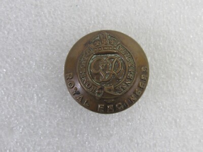 World War 2 British Royal Engineers Crest Uniform Coat Button England ...