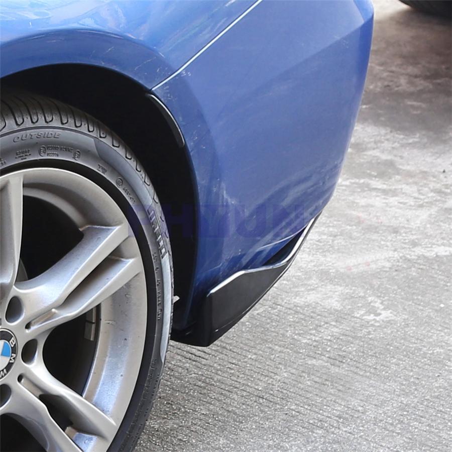 2Pcs Universal Car Bumper Spoiler Rear Lip Canard Diffuser Anti-Scratch ...