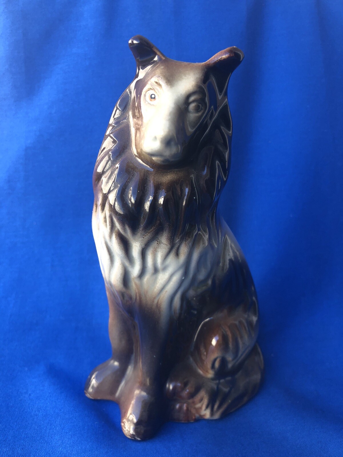 MCS Brazil Ceramic Collie Dog Figurine Handcrafted Collectibles 7 ...