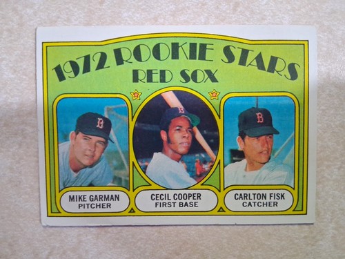1973 Topps # 79 Red Sox Rookie Stars Carlton Fisk HOF RC Rookie Card ...