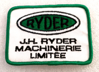JH Ryder Machinerie Limitee Canadian Lift Trucks Patch 1980s NOS New | eBay