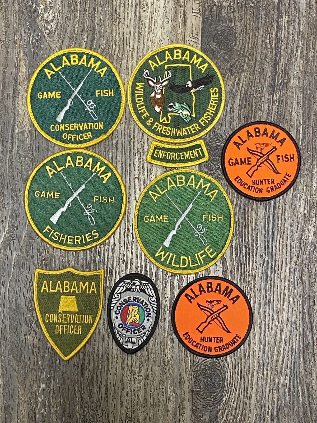 Lot of Alabama Game Warden patches | eBay