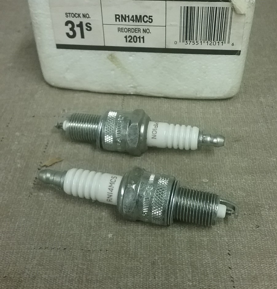 New Champion Premium Spark Plug RN14MC5 Stock #31 - Lot of 2 | eBay