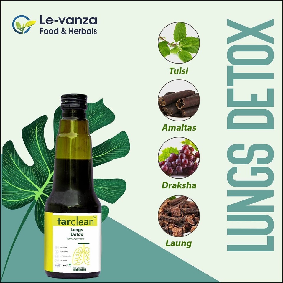 Tar Clean For Lungs Detox | Lungs Cleaner For Smokers | Ayurvedic Syrup ...