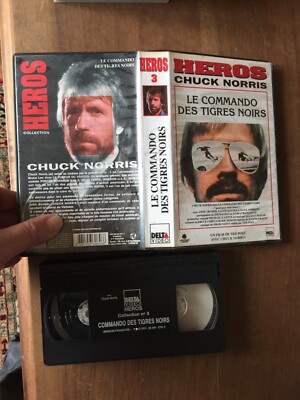 CASSETTE VIDEO VHS CINEMA le commando des tigres noirs chuck norris 1 ...