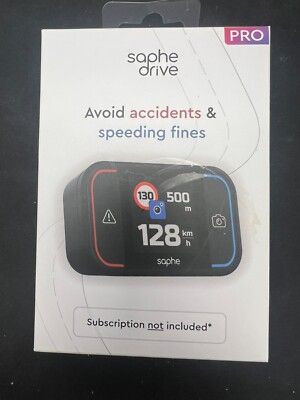 Saphe Drive Pro Speed Camera Detector with Colour Display CarPlay and ...