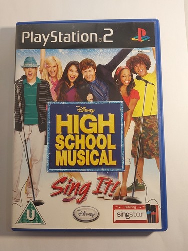 66275 Disney High School Musical Sing It - Sony PS2 Playstation 2 (2007 ...