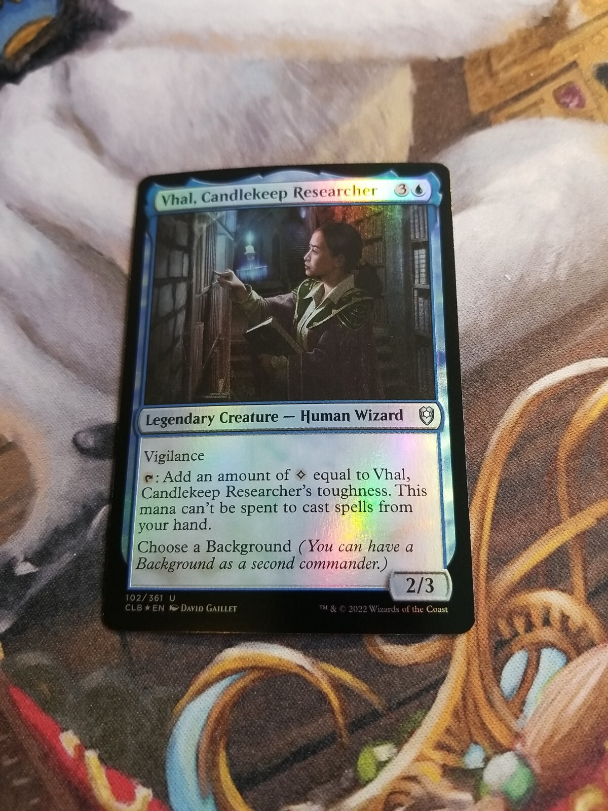 Vhal, Candlekeep Researcher Foil MTG Commander Legends: BFBG - Pack ...