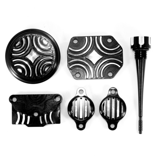BLACK CNC ENGINE DRESSING DRESS UP KIT 125cc 140cc 150cc PIT PRO Trail ...