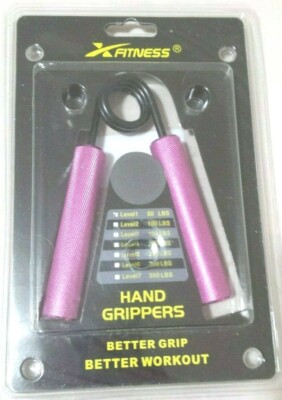 X Fitness Hand Grippers Ladies, Level 1, Pink, Professional Hand ...