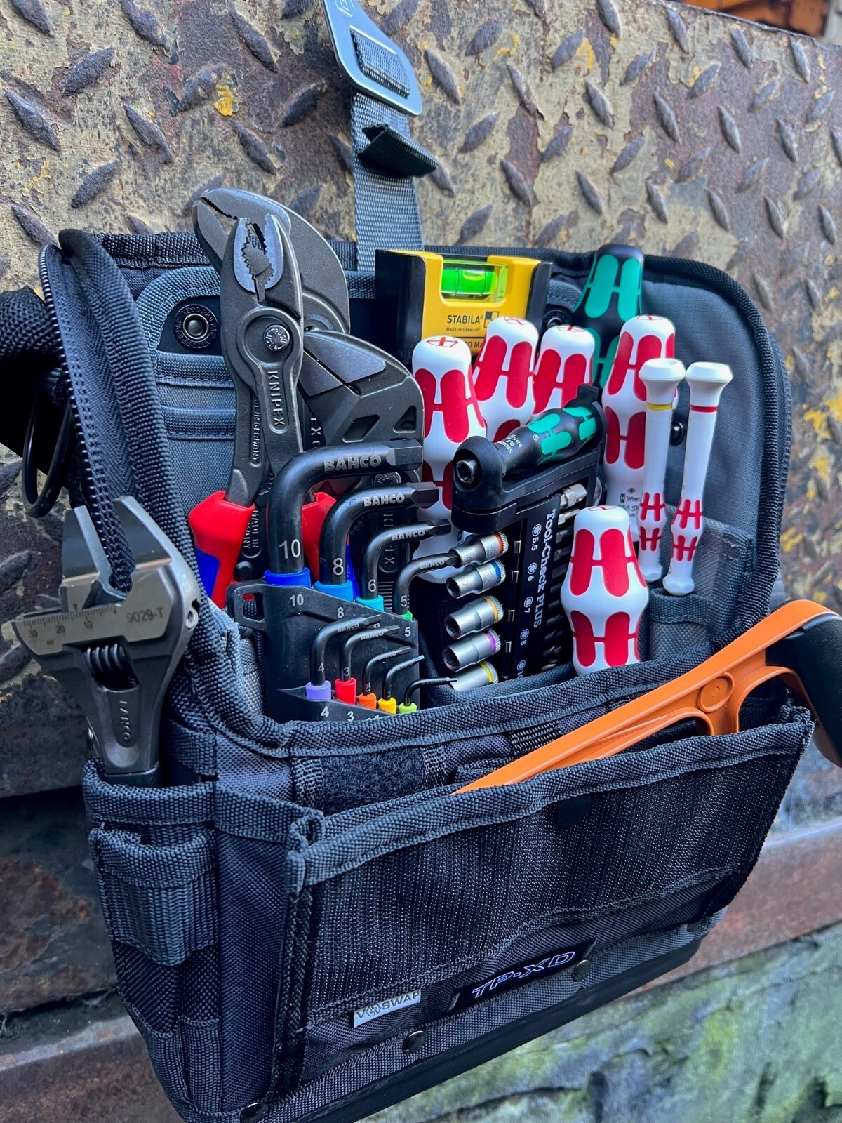 Wera, Knipex & Bahco Plumbers Mid Tool Kit Set In Veto Pro Pac TP-XD ...
