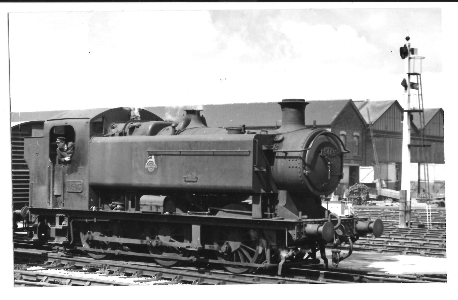 GWR 9400 Class 0-6-0PT Locomotive no 8465 in action at Swindon Works ...