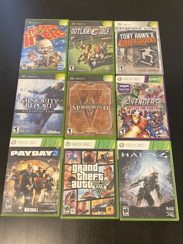 Video Game Lot (35 Games) Various Consoles And Titles Wii Xbox ...