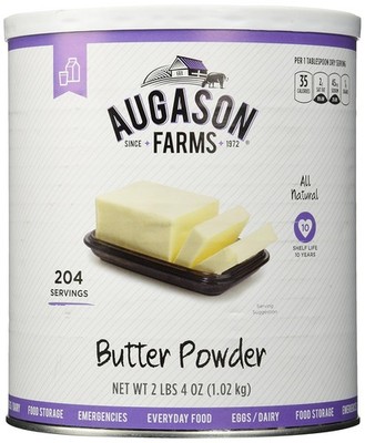 Augason Farms Butter Powder Can, Gluten Free, 510 Servings | eBay