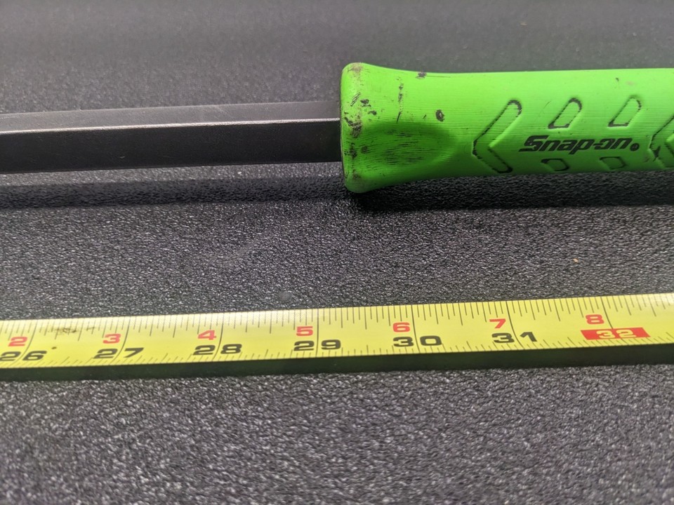 #bk056 Snap On Tools SPBS36AG Green 36" Length Steel Striking Pry Bar ...
